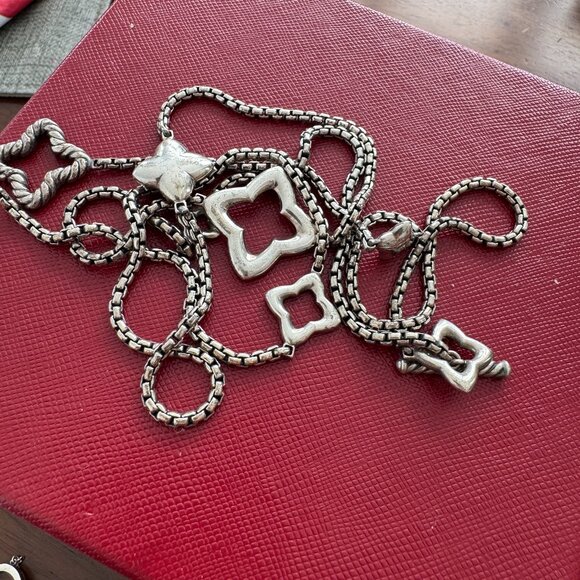 David Yurman | Jewelry | David Yurman Long Chain Necklace Sterling ...